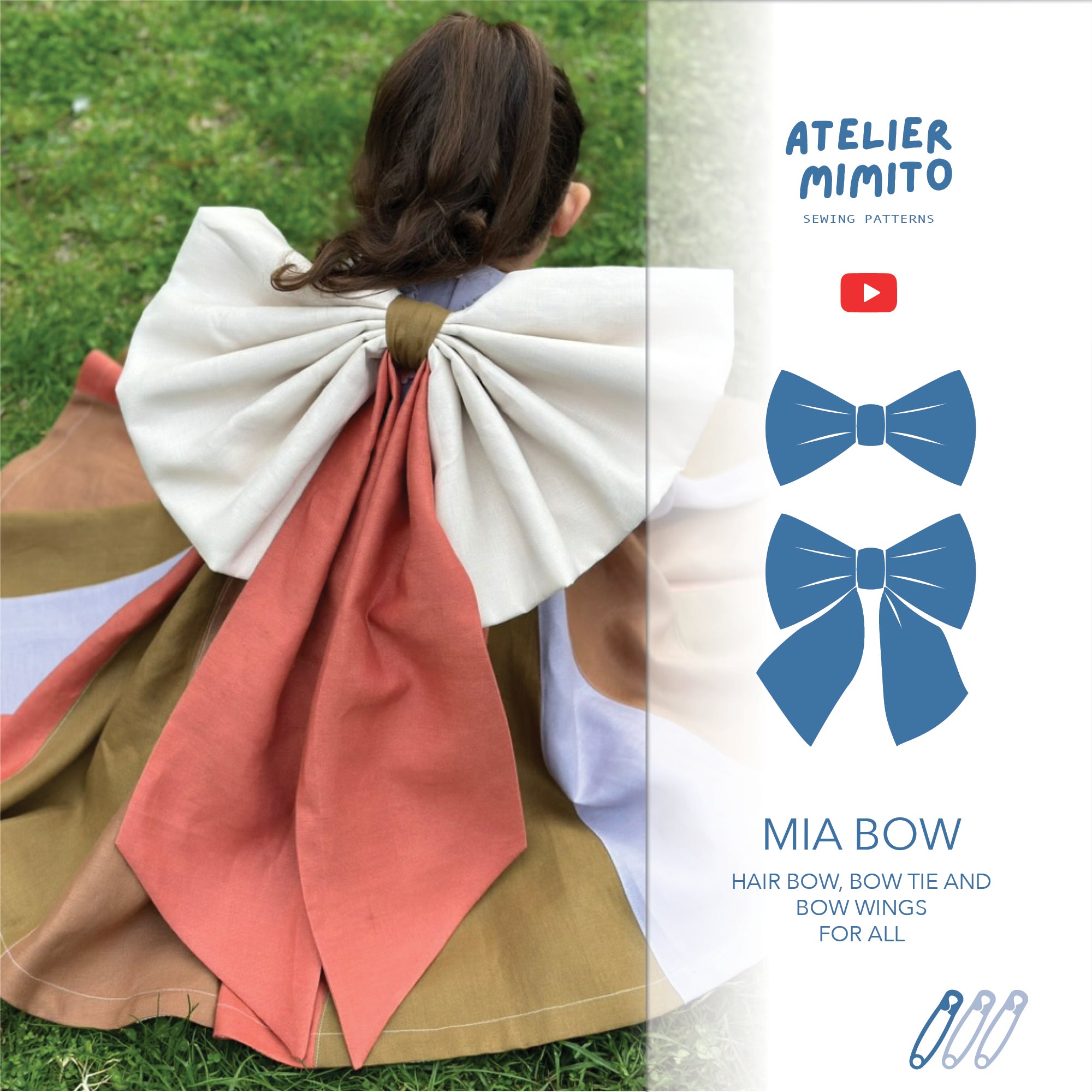MIA Bow PDF Sewing Pattern – Atelier MIMITO